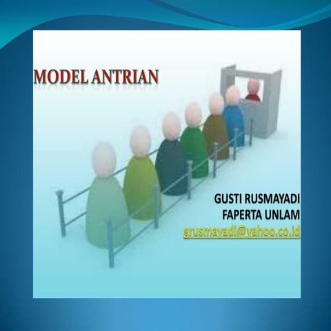 Model simulasi antrian gtr | PDF