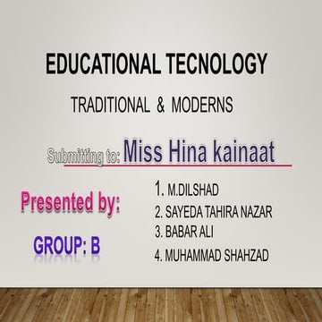 Models in teaching | PPT