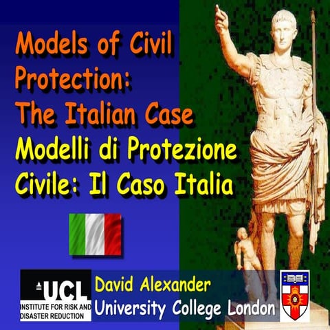 Models of Civil Protection and Their Italian Applications | PDF