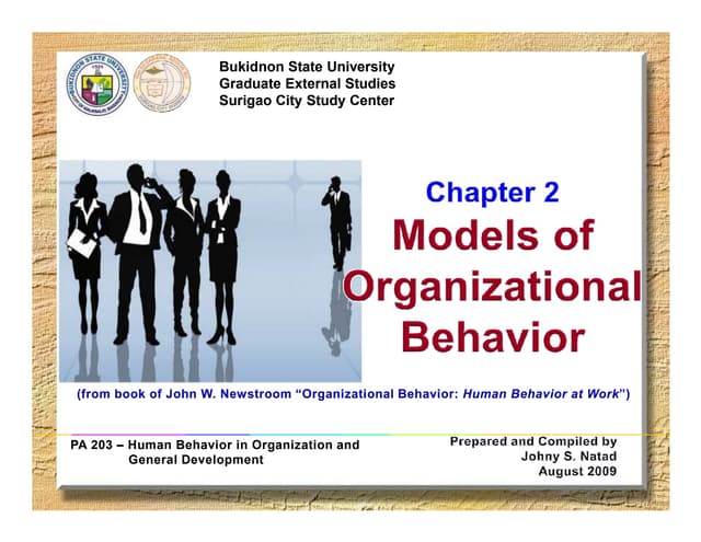 Chapter 1 Organizational Behaviour | PPTX