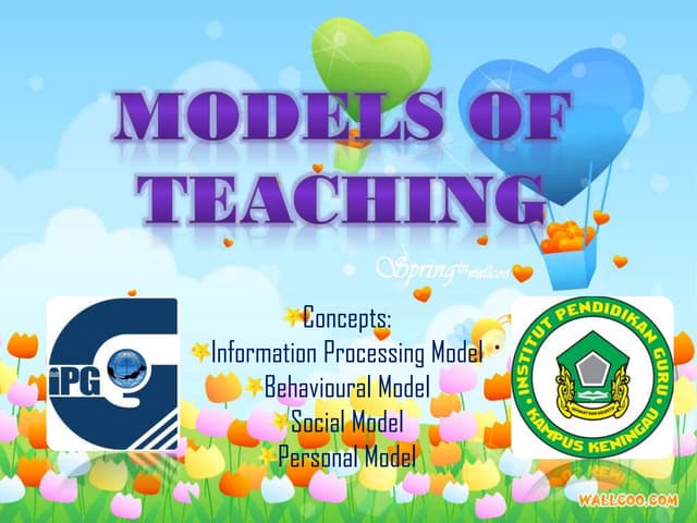Models of teaching | PPTX