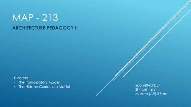 Decker Walker's curriculum model (1971) | PPTX
