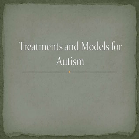 Treatment & Models Training | PPT