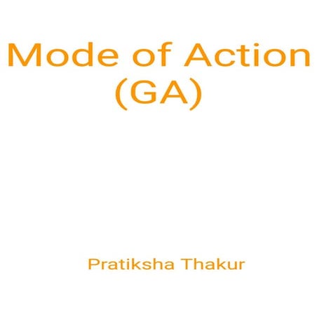 Mode of Action (GA) | PDF