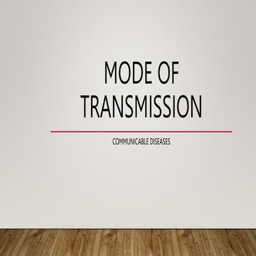 Mode of transmission COT.pptx