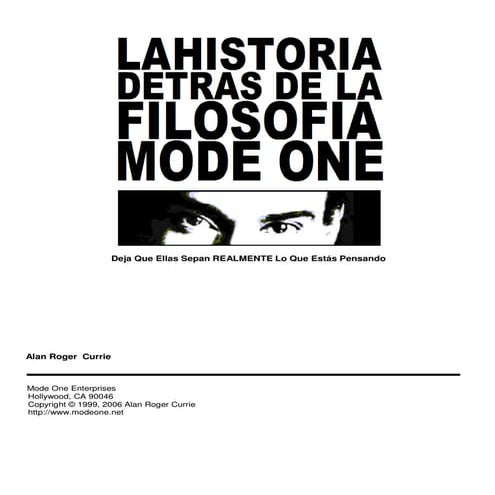 Mode one la historia detrás de la filosofía mode one | PDF