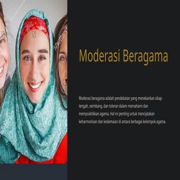 Moderasi Beragama sebagai umaat wasathiyah.pptx