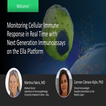Monitoring Cellular Immune Response in Real Time with Next Generation ...