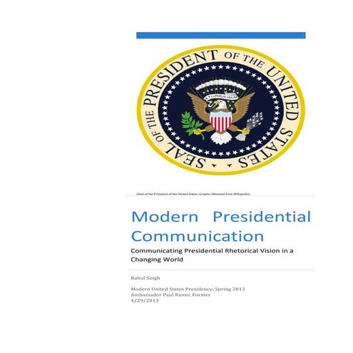 Modern Presidential Communications - Communicating Presidential ...