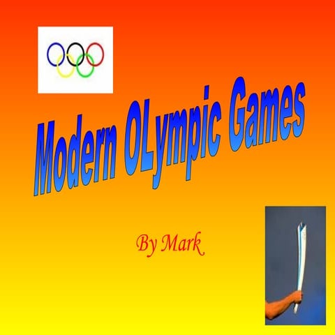 Modern Olympics | PPT