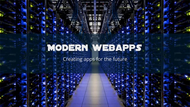 Modern Webapps | PDF Modern Webapps | PDF