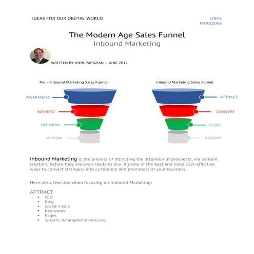 Modern age sales funnel | PDF