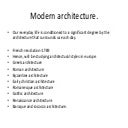 Modern architecture | PPTX