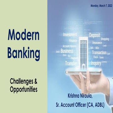Modern banking challenges & opportunity | PDF