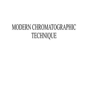 Modern chromatographic technique.pptx