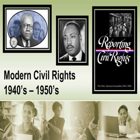 Modern Civil Rights 40 50 | PPT