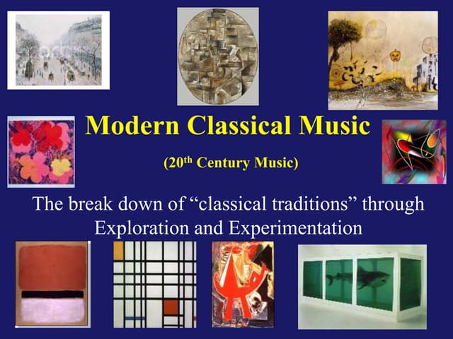 Music of the 20th century | PPTX