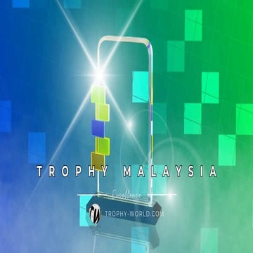 Modern Color Crystal Plaques at Trophy-World Malaysia | Custom Trophies ...