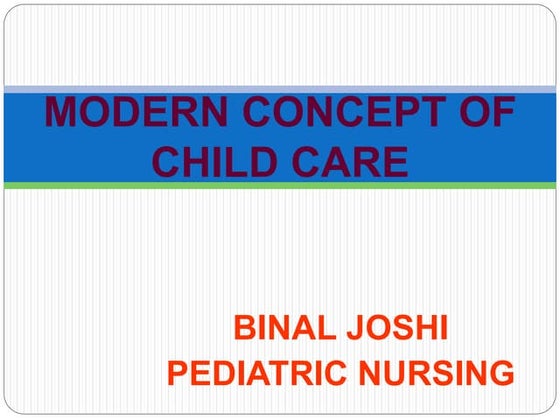 INTRODUCTION TO CHILD HEALTH | PPT