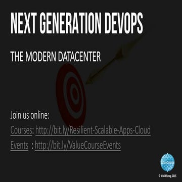 Next Generation DevOps: The Modern data center | PDF
