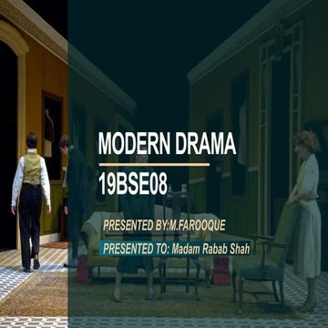 Modern drama | PPTX