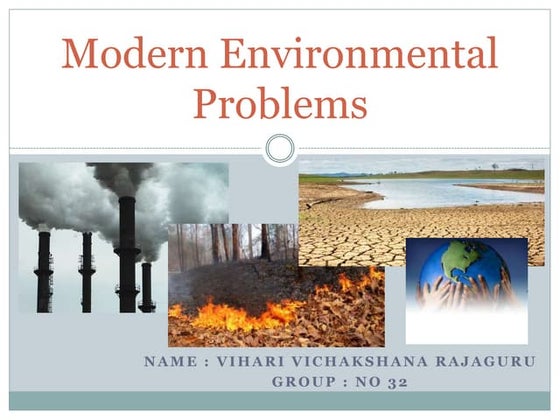 Environmental problems and solutions | PPT | Indoor Environmental ...