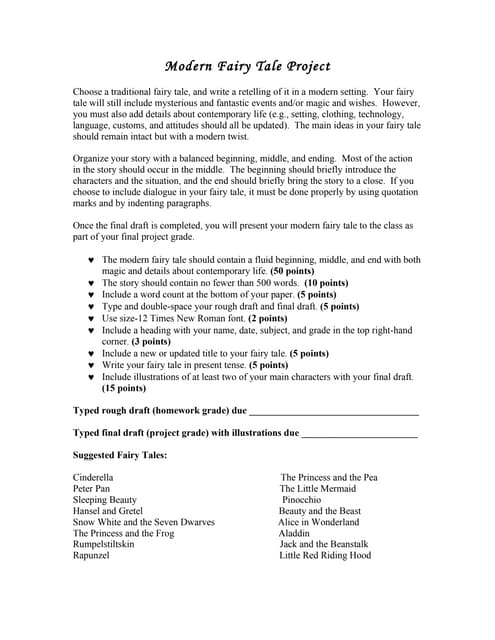 Fractured Fairytale | PPT