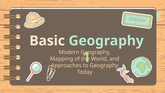 Historical development of geography | PPTX