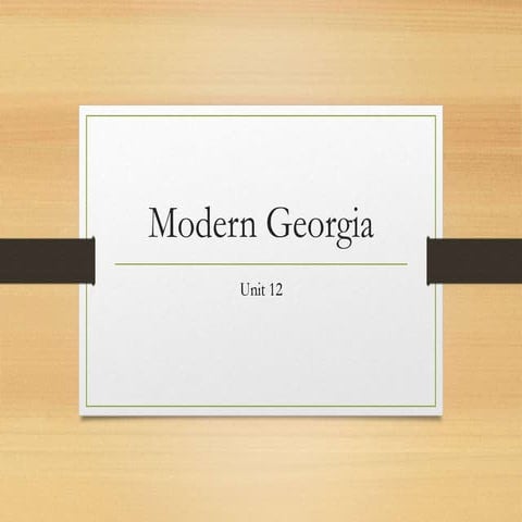 Modern georgia powerpoint | PPTX