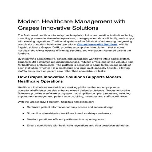 Modern Healthcare Management with Grapes Innovative Solutions.pdf