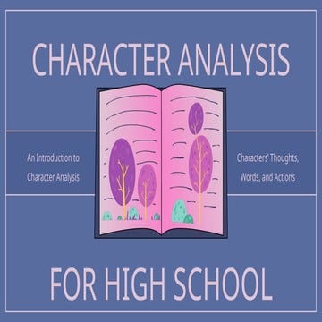 Modern Illustrative Character Analysis Lesson for High School.pptx