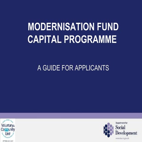 Modernisation Capital Fund | PPT