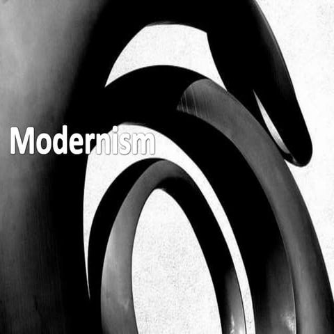 Modernism | PPTX