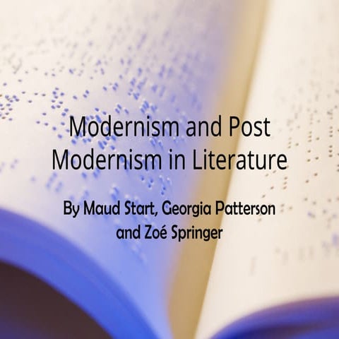 modernism-and-post-modernism-in-literature.ppt
