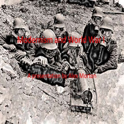 Modernism and world war i | PPTX