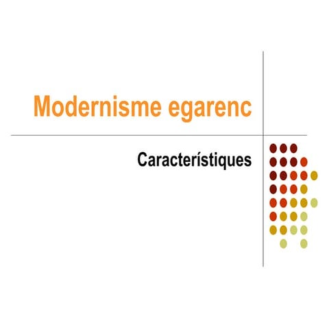 Modernisme | PPT