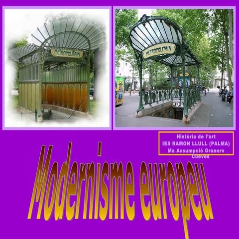 MODERNISME EUROPEU | PPT