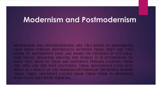 Postmodernism | PPT