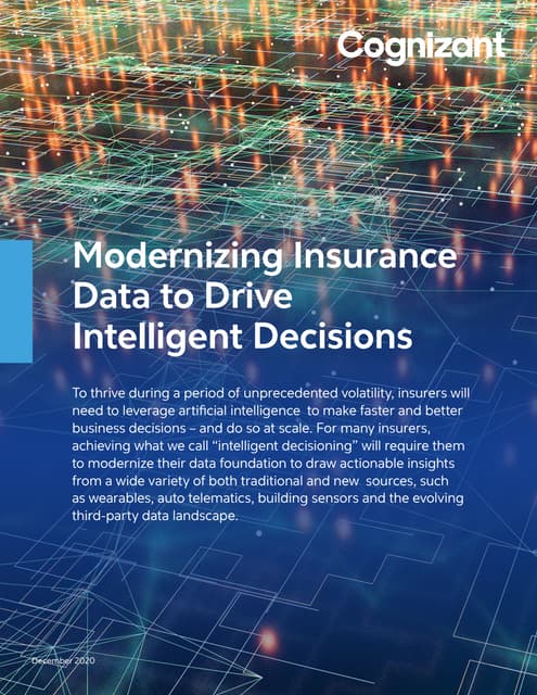 INFOGRAPHIC: Fixing the Insurance Industry - how big data can transform ...