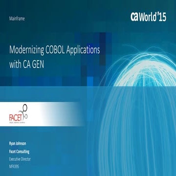 Modernizing COBOL Applications with CA GEN | PDF