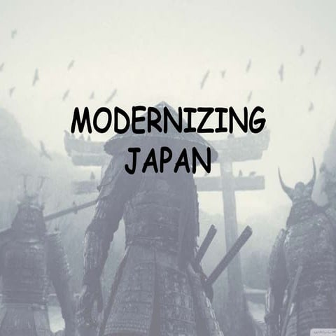 Modernizing Japan | PPTX