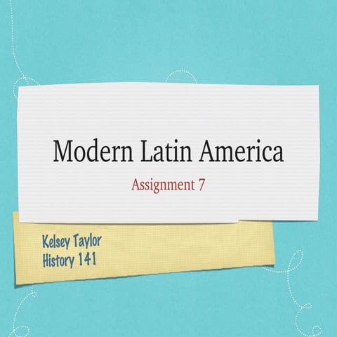 Modern latin america | PPT