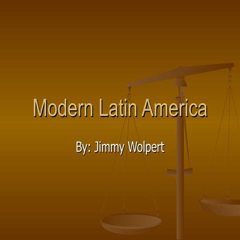 Modern latin america | PPT