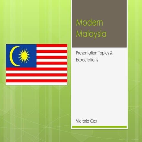 Modern malaysia | PPTX