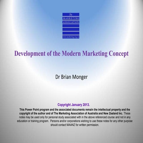 Modern marketing | PPT