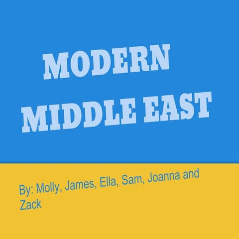 Modern Middle East | PDF