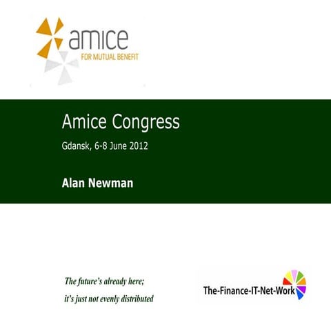 Modern Mutuality (Presented to the Amice Congress in Gdansk in 2012) | PPT