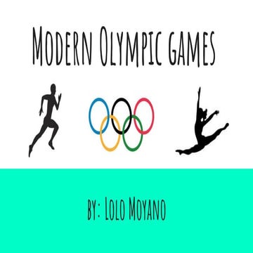 Modern olympic games | PPT