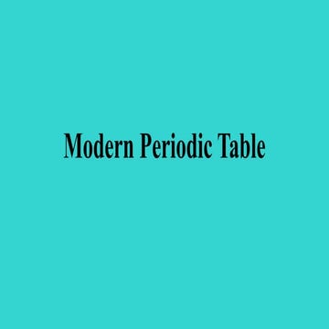 The Periodic Table Elements In Style! | PPTX
