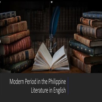 Modern Period in the Philippine Literature in English.pptx